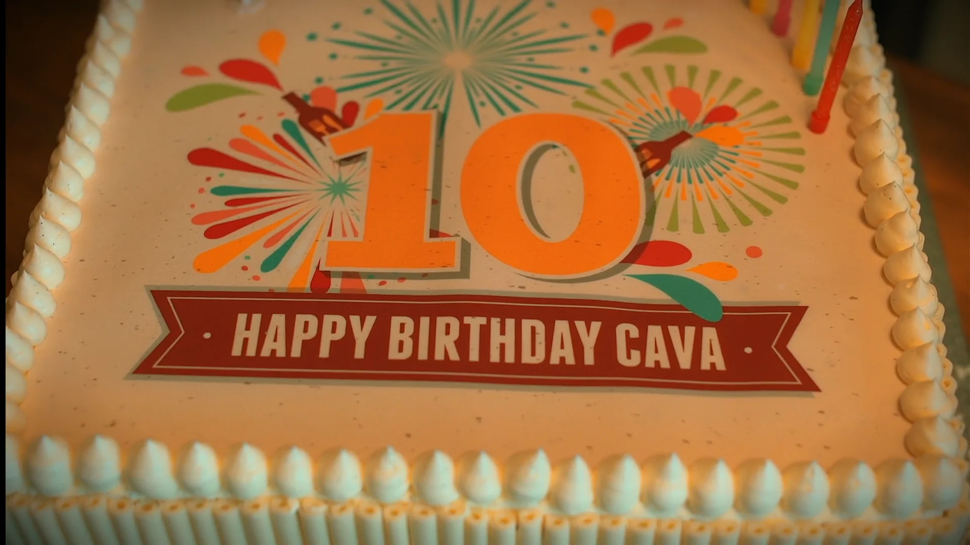 Cava 10th birthday Final Cut on Vimeo