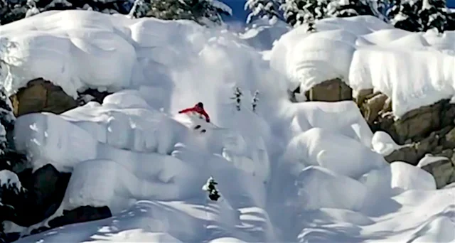 Powder Pillow Skiing