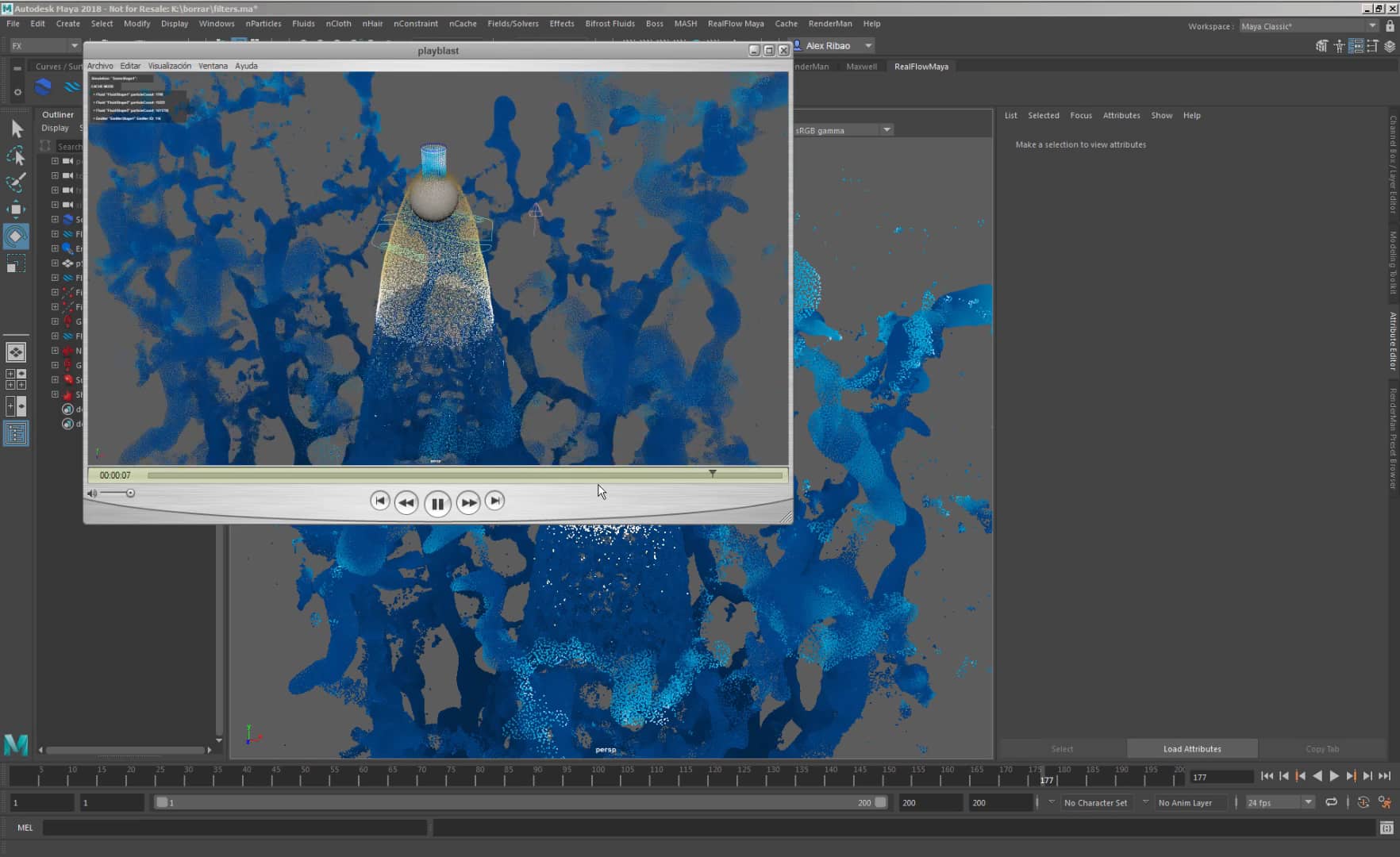 RealFlow | Maya: Daemon Sheeter on Vimeo