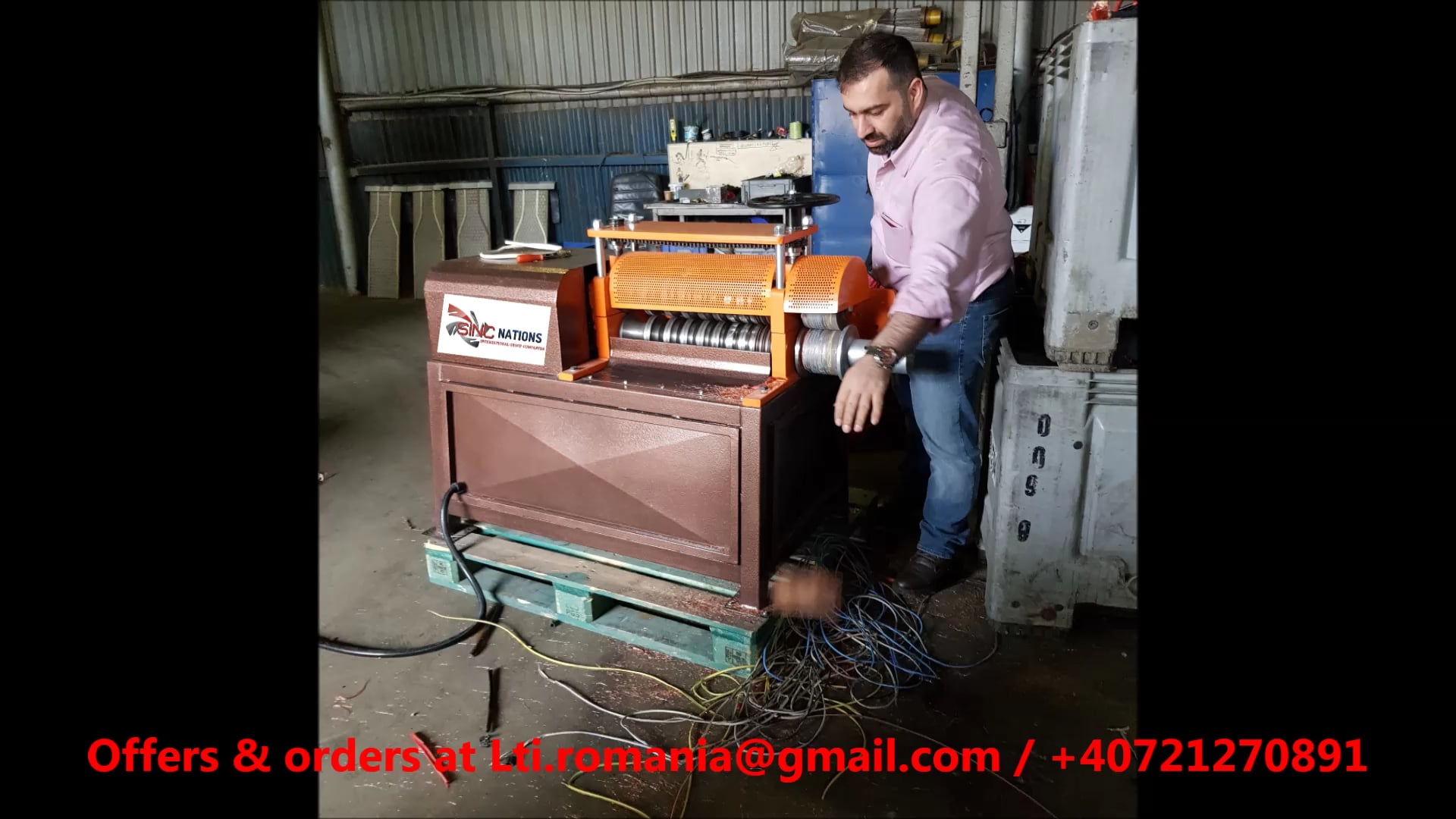 Deblancator cabluri - Masina de curatat cabluri - Livrare in Judetul ...