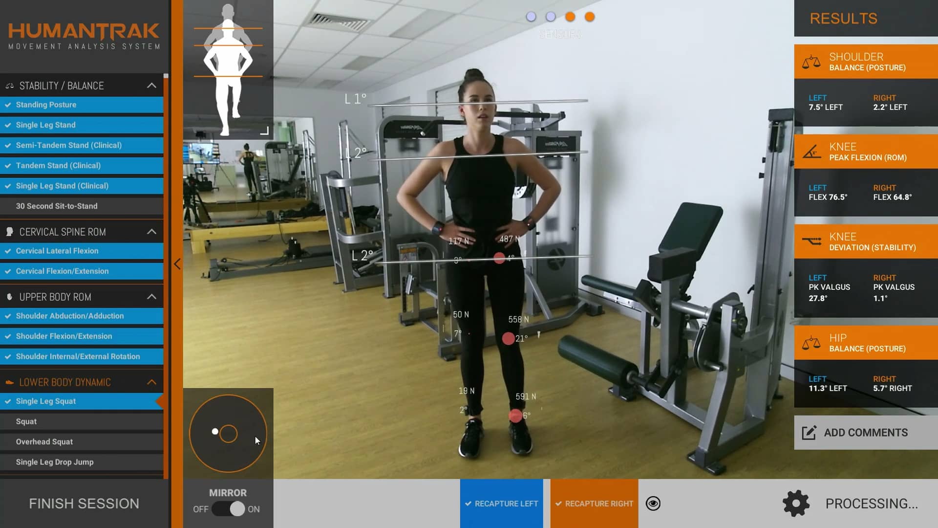 HumanTrak Movement Analysis System on Vimeo