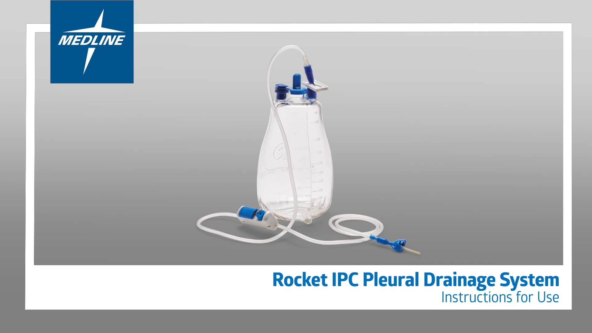 Rocket IPC Pleural Drainage System - Instructions for Use on Vimeo