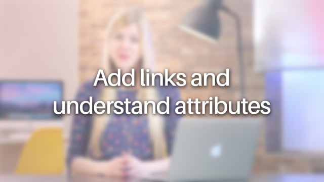 Add links and understand attributes - Build Your First Web Pages With ...