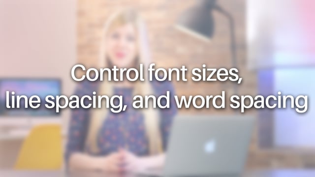 Control Font Sizes Line Spacing And Word Spacing Build Your First Web Pages With Html And