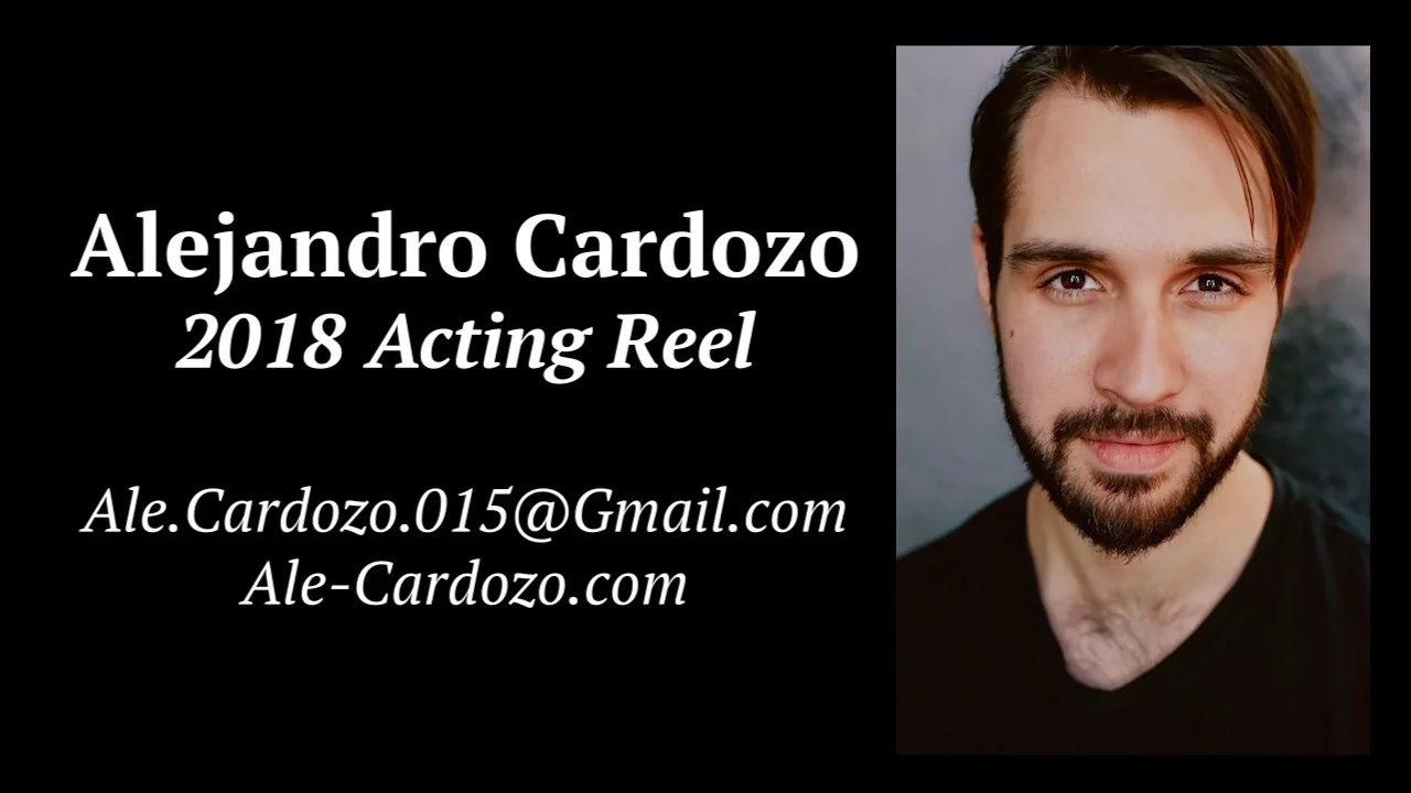 Acting Reel 2018 Alejandro Cardozo on Vimeo