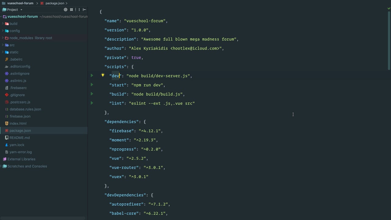 Create Custom NPM script To Seed Database - A Vue.js Lesson From... Create Custom NPM script To Seed Database - A Vue.js Lesson From...