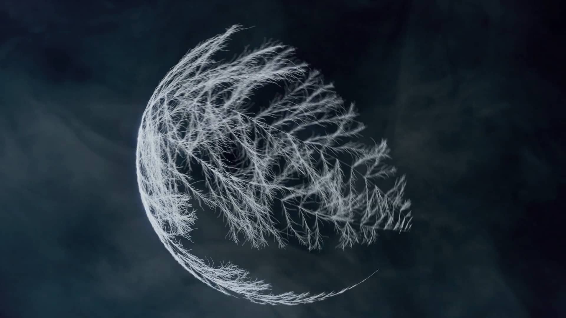 A frozen ball (X-particles 4 test) on Vimeo