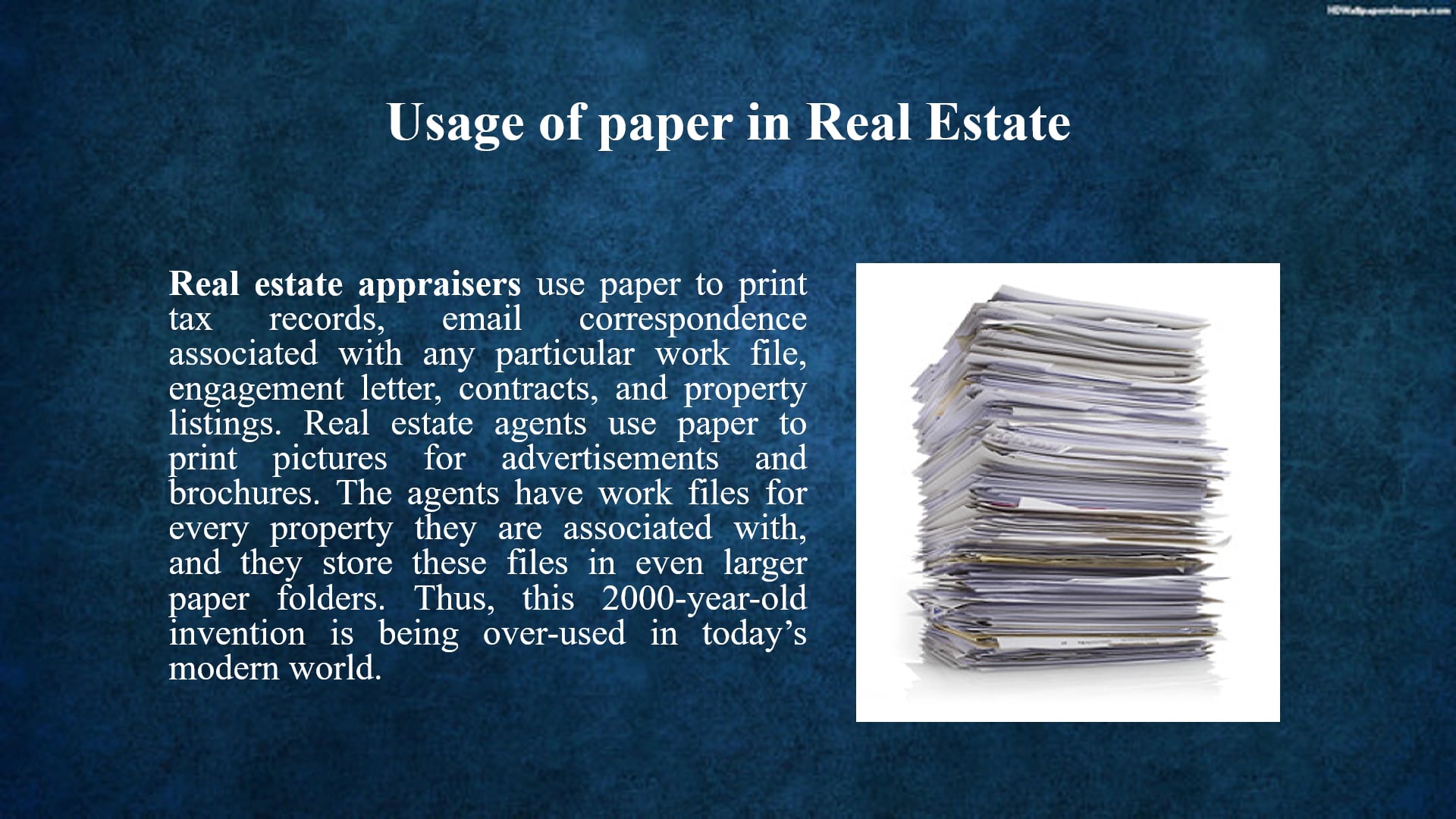 Nathaniel Fitzpatrick Says Go Paperless on Vimeo