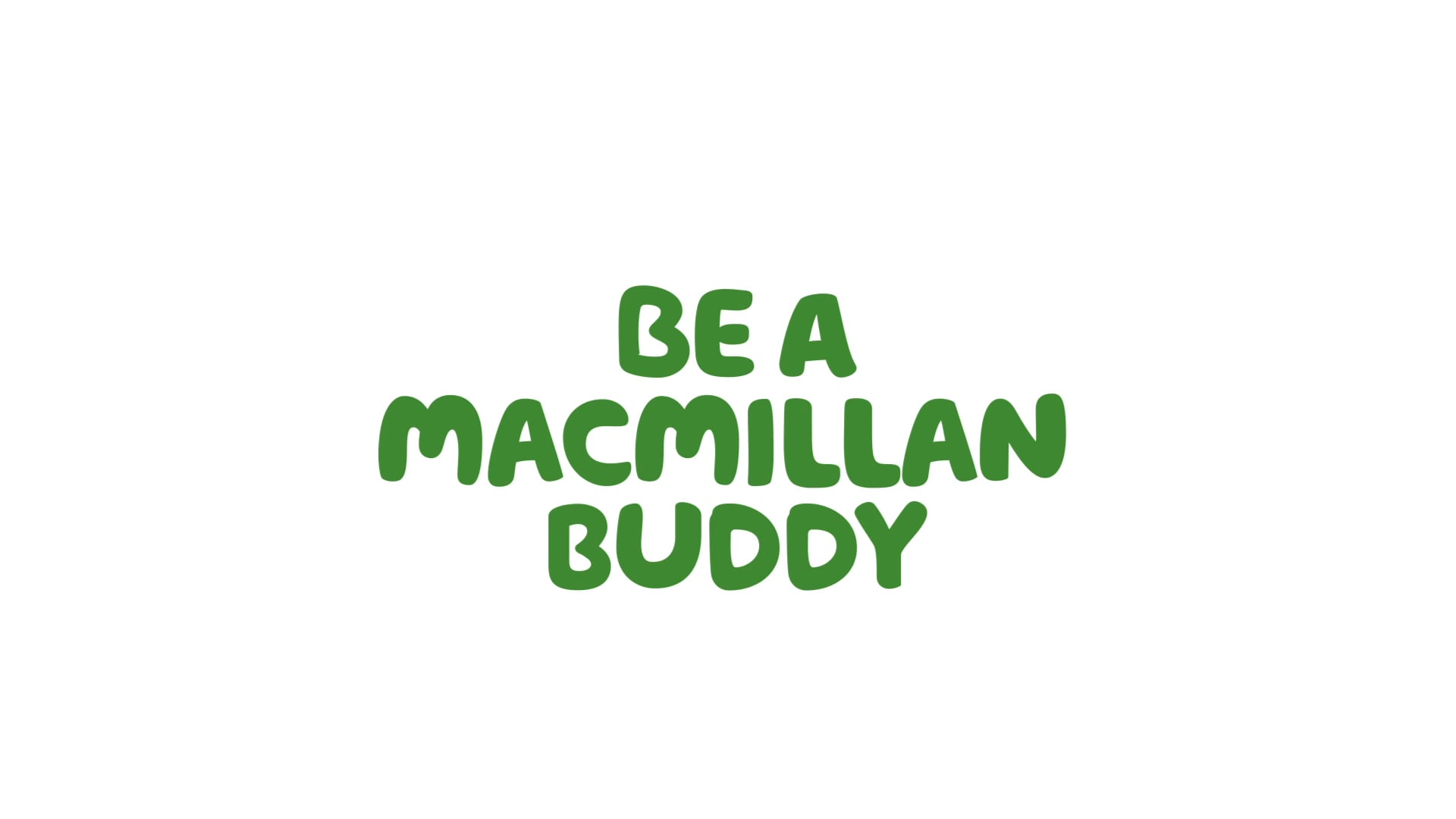 Be a Macmillan Buddy on Vimeo