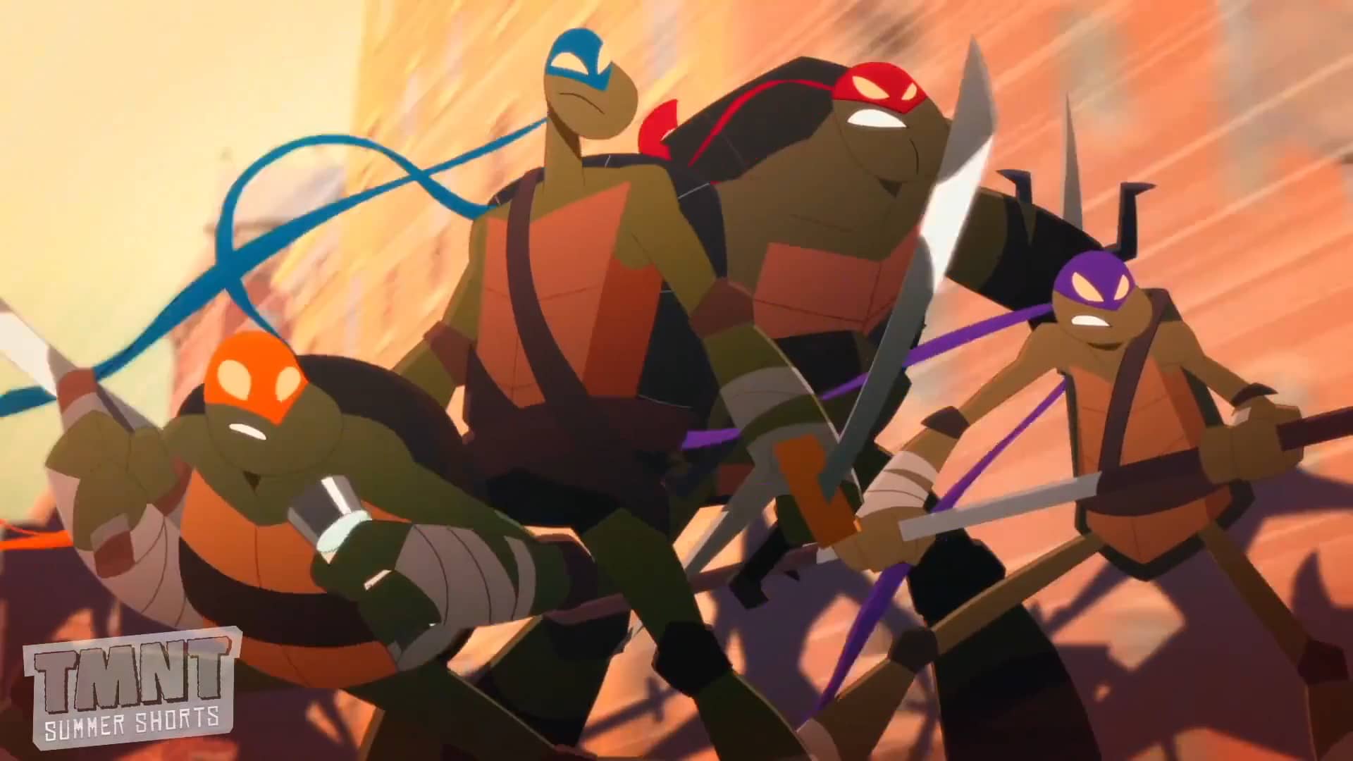 TMNT Summer Shorts- 'We Strike Hard & Fade Into the Night' - Teenage ...