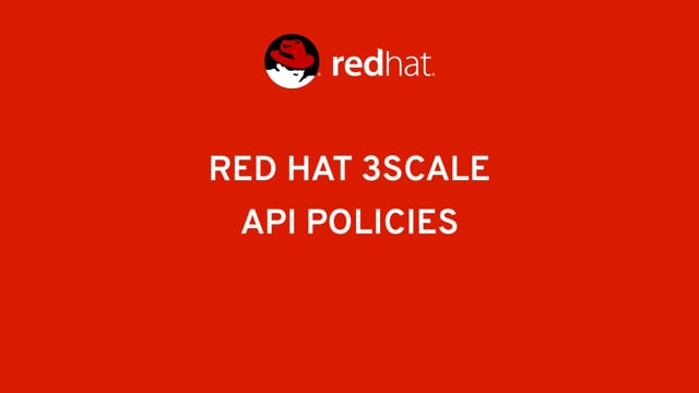 Red Hat 3scale API Management on Vimeo