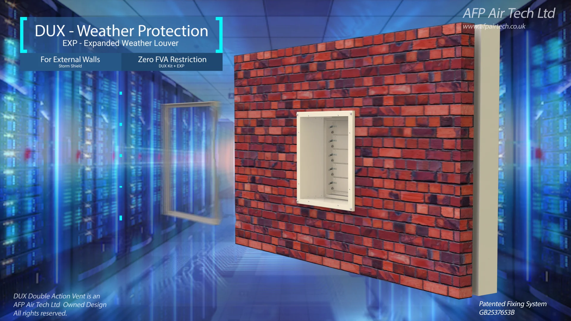 AFP DUX Two Way Pressure Vent Operation on Vimeo