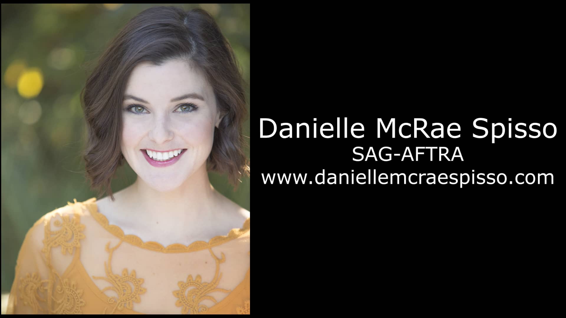 Danielle McRae Spisso - Commercial Reel on Vimeo