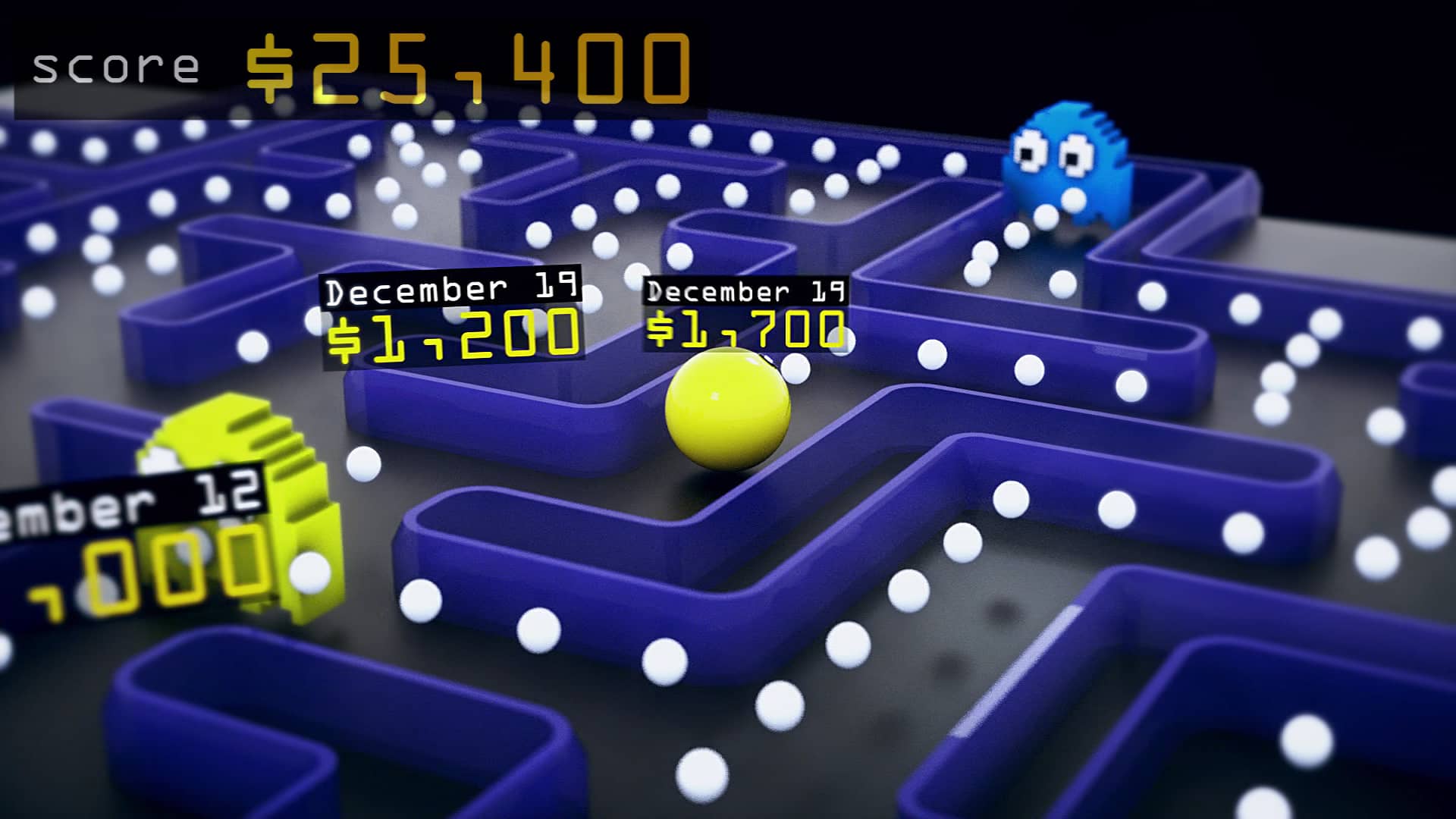 Pacman style graphic for A Current Affair on Vimeo