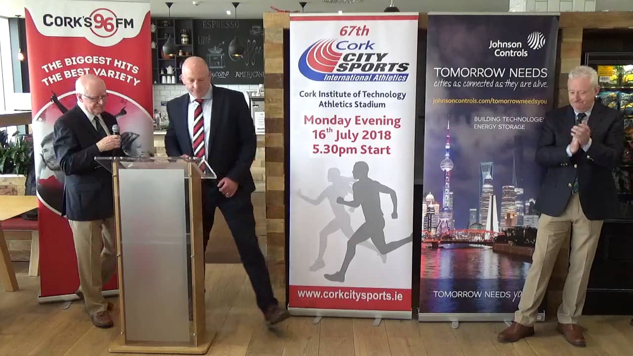 Hamish Adams - 67th Cork City Sports Launch 2018 on Vimeo