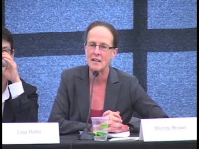 Wendy Brown and Lisa Rofel discuss Marxism, Finance, Iraq and World ...