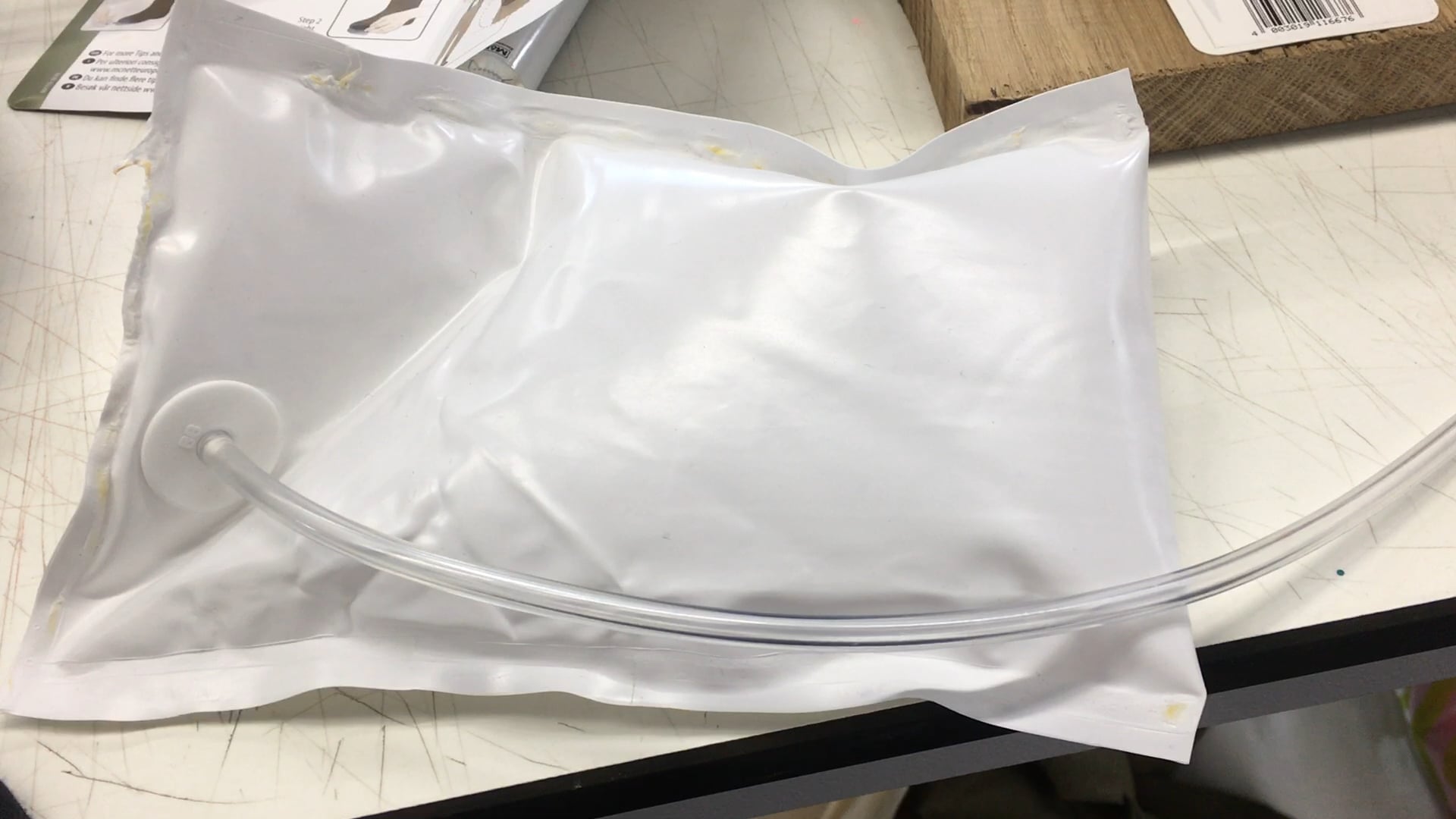 Air bladder test using soldering iron and resolved vents on Vimeo