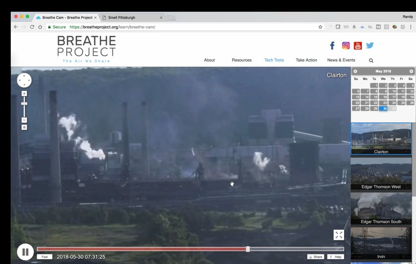 Breathe Cam - Breathe Project