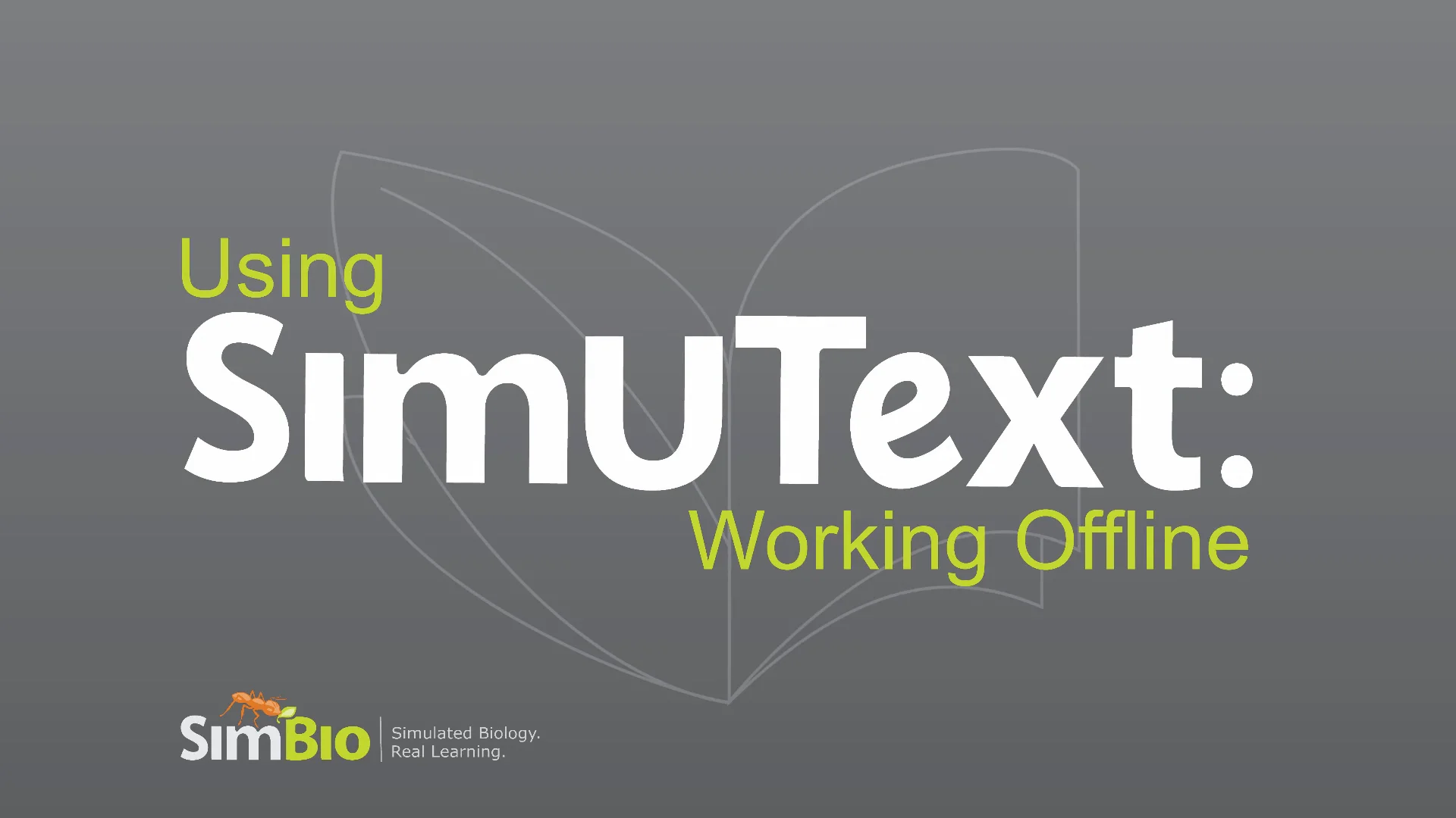 SimUText Tutorials - Using SimUText: Working Offline on Vimeo