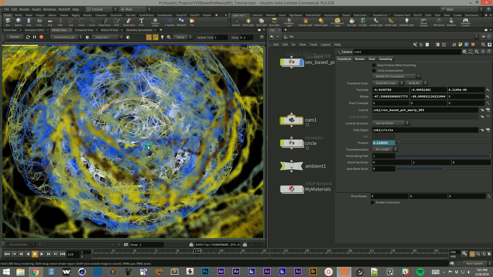 Houdini - VEX Point Manipulation Tutorial