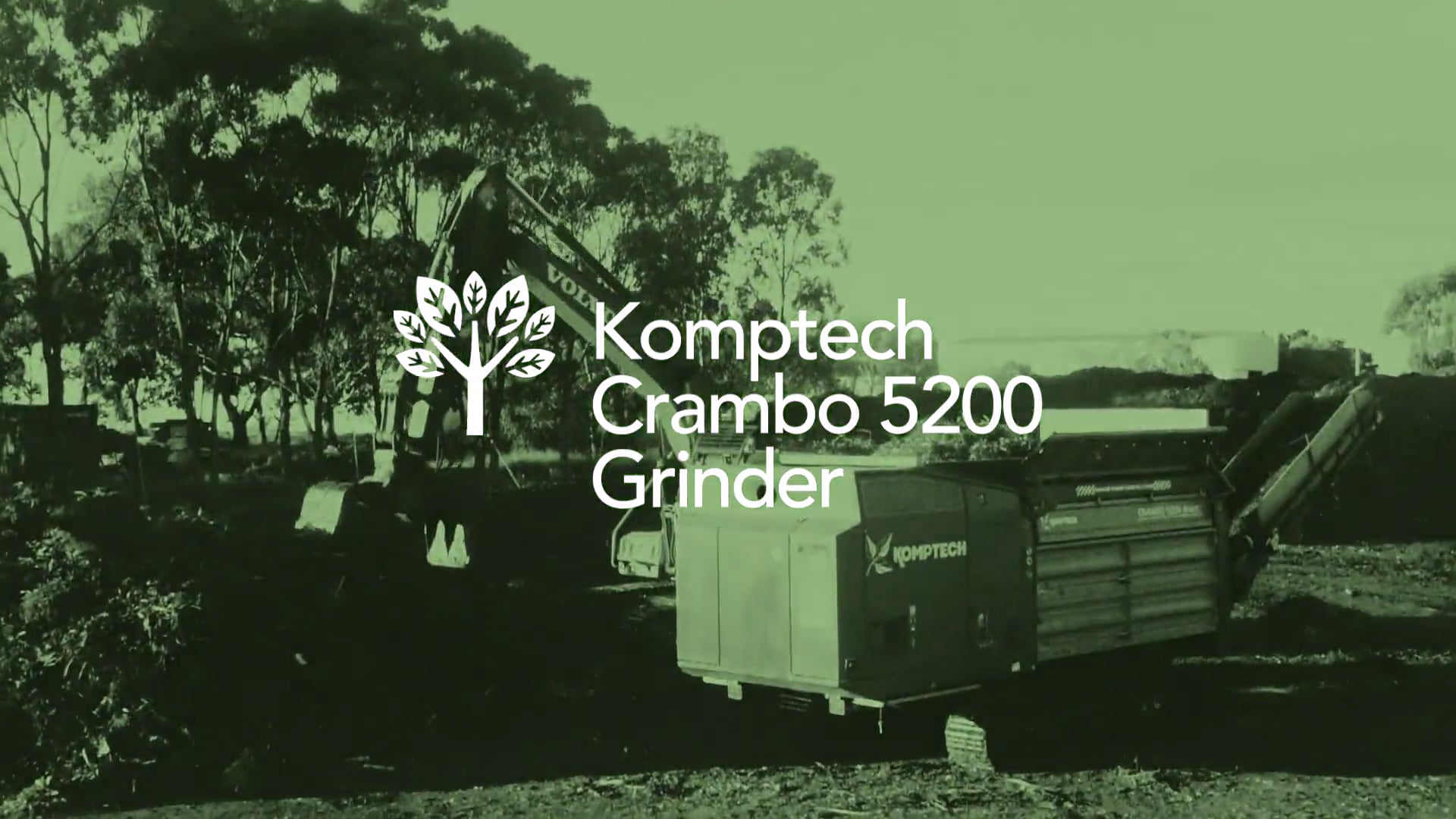 Komptech Crambo 5200 Grinder on Vimeo