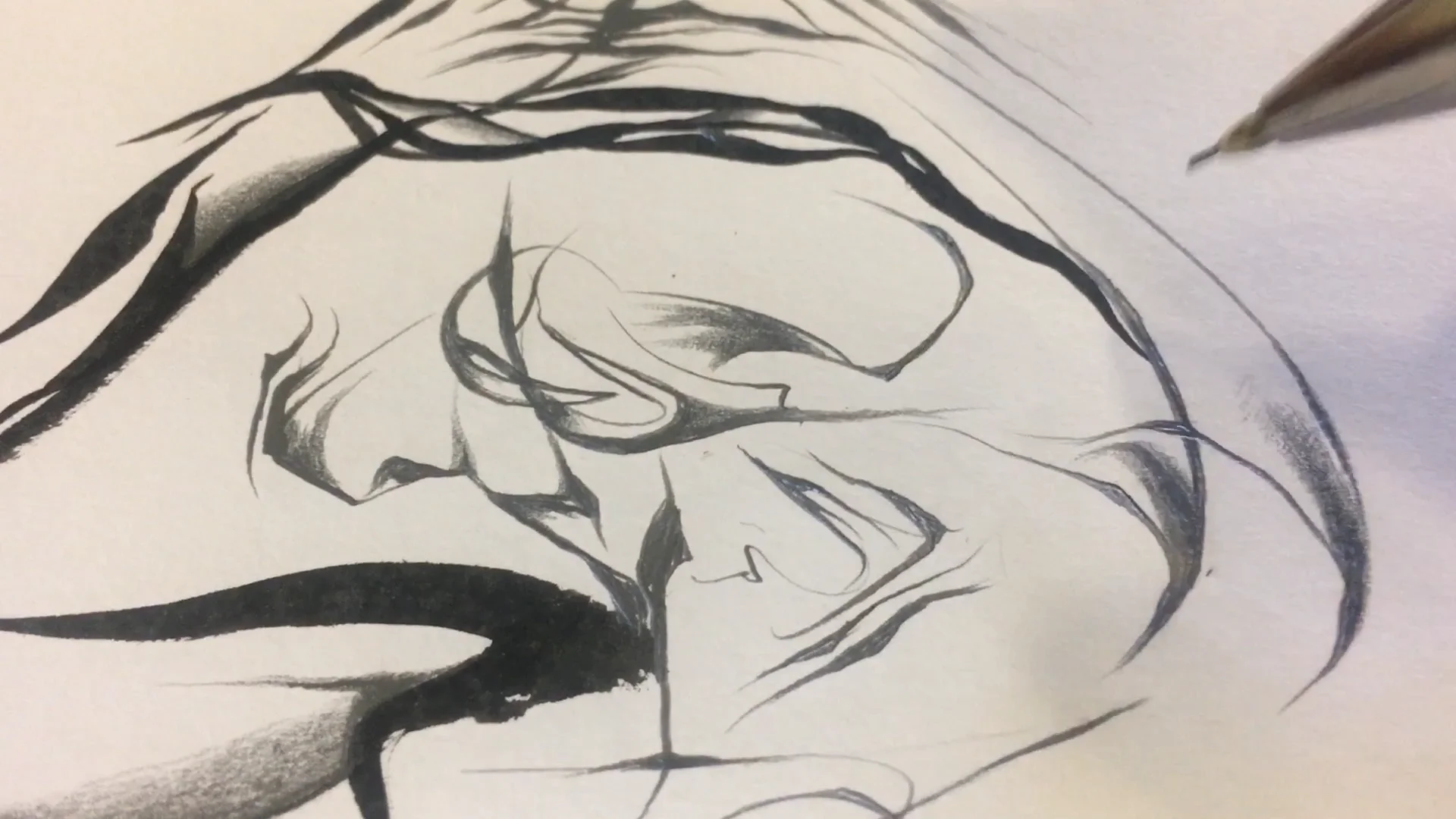 Abstract drawing on Vimeo