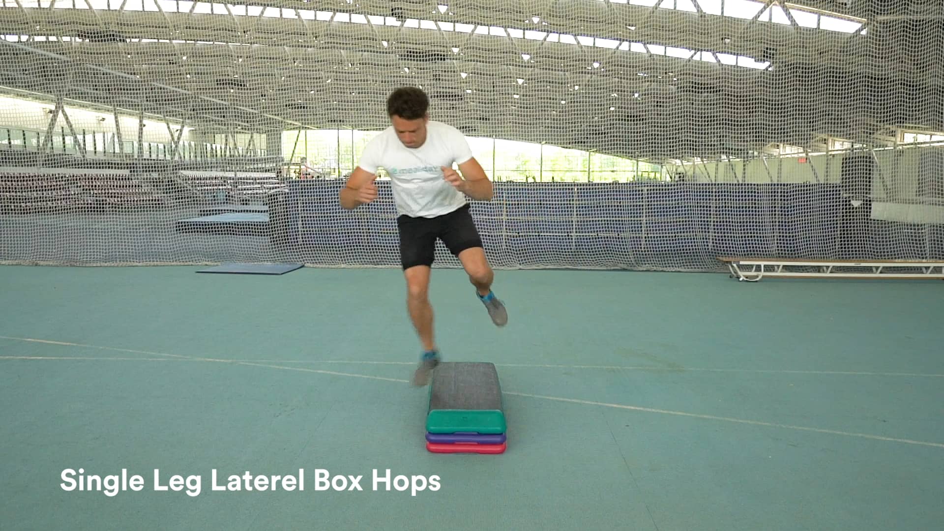 Single Leg Lateral Box Hops on Vimeo