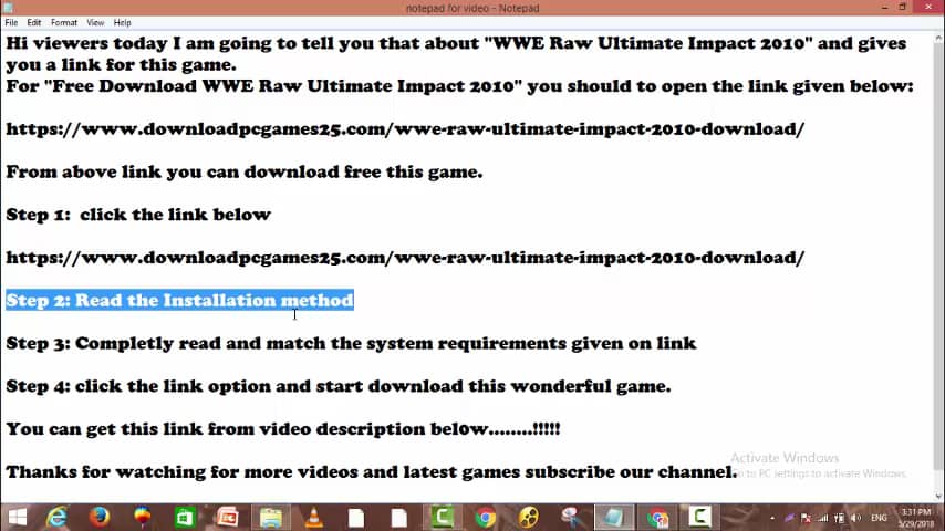 WWE Raw Ultimate Impact 2010 Game For PC Full Version - Download PC ...