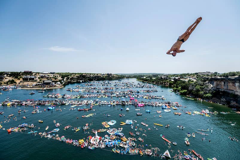 Red Bull Cliff Diving World Series 2018 - Possum Kingdom Lake, Texas ...