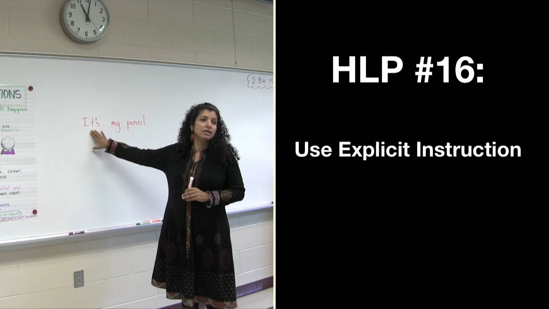 HLP #16: Use Explicit Instruction on Vimeo
