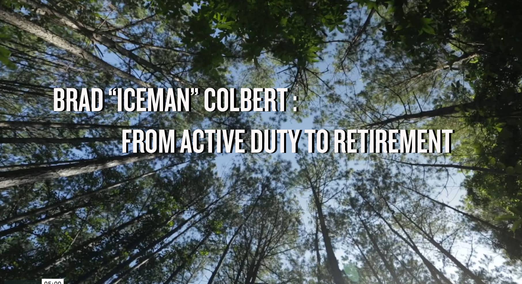 Brad "Iceman" Colbert : From Active Duty to Retirement on Vimeo