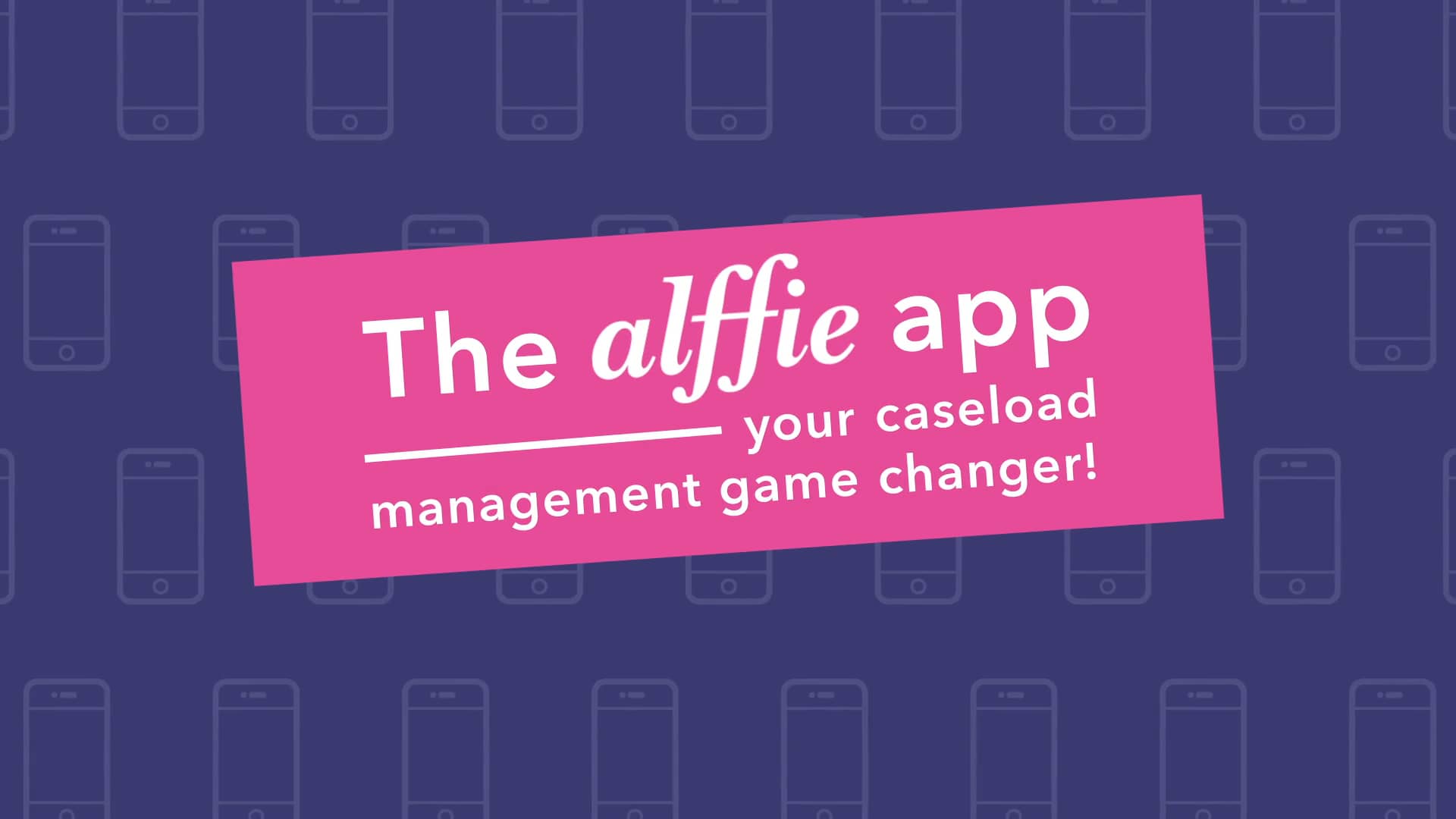 The alffie App - Your caseload management game changer! on Vimeo