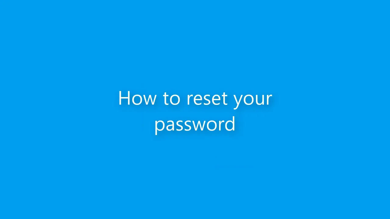 LMS user video guides - How to reset your password on Vimeo