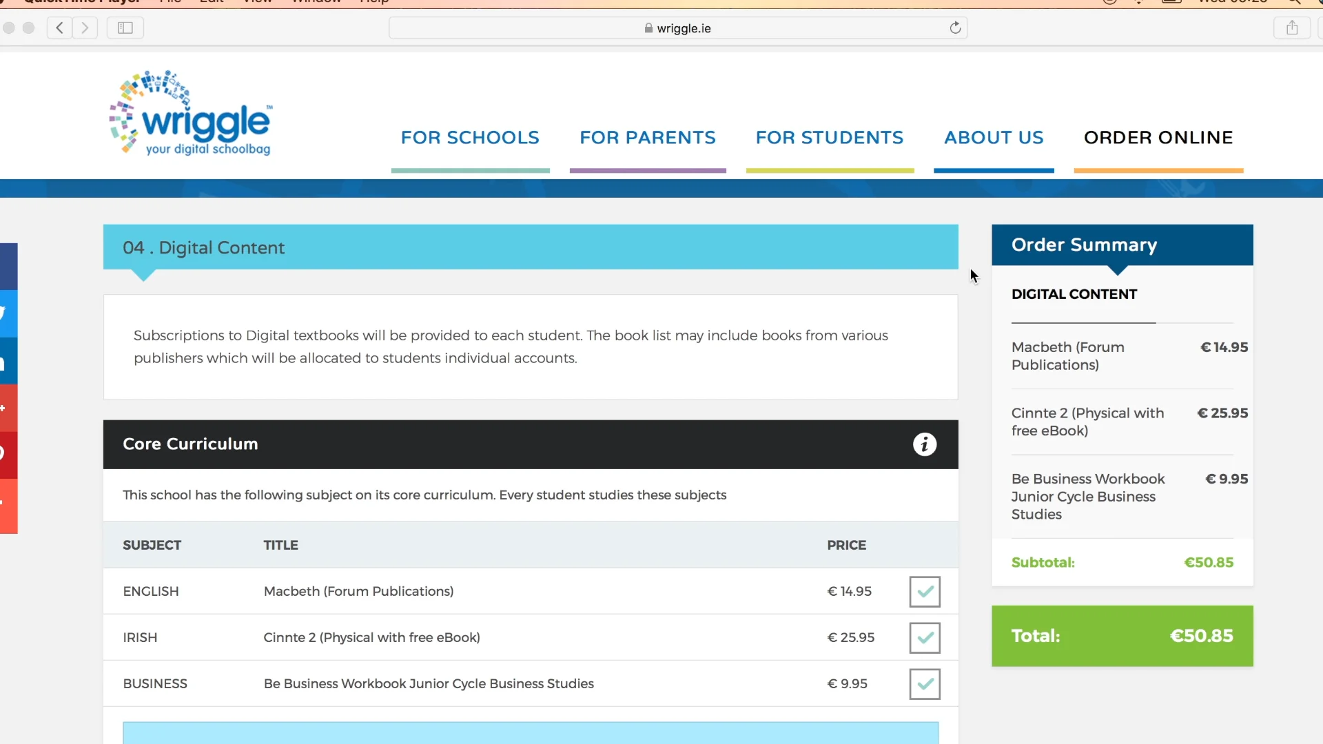 How to order books on the Wriggle Store on Vimeo