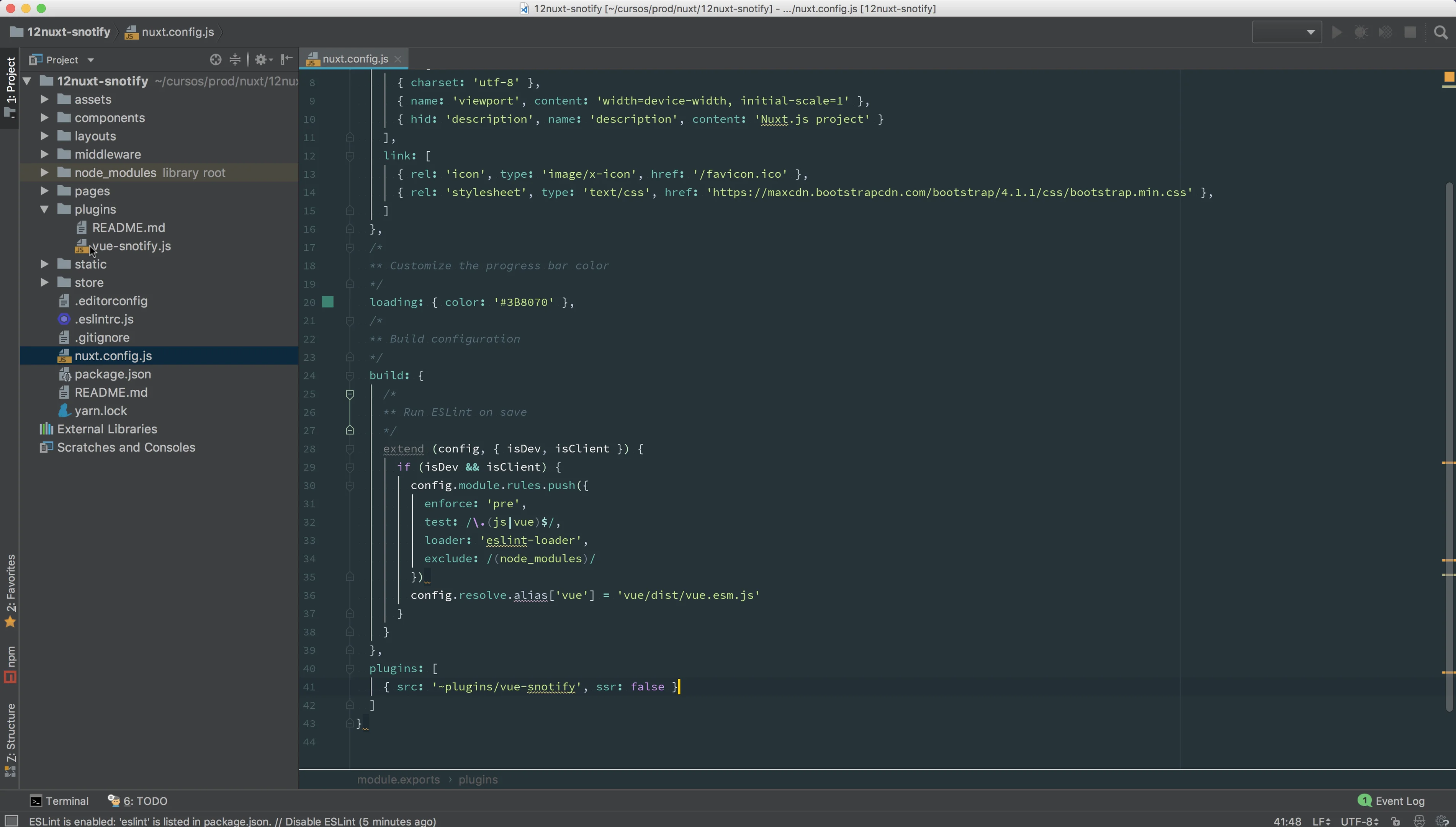 43nuxtjs-vue-snotify on Vimeo