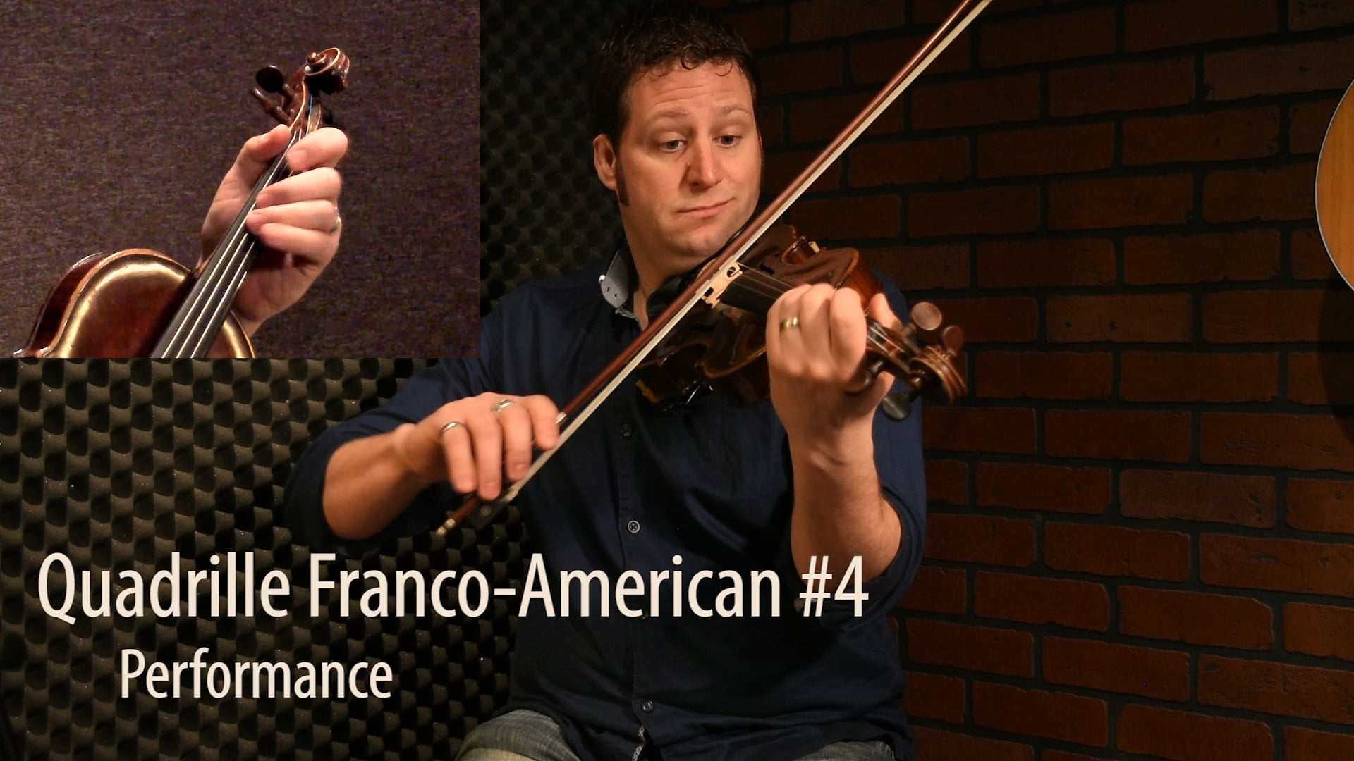 Quadrille Franco-American Part 4 - Québécois Fiddle Lesson by André Brunet