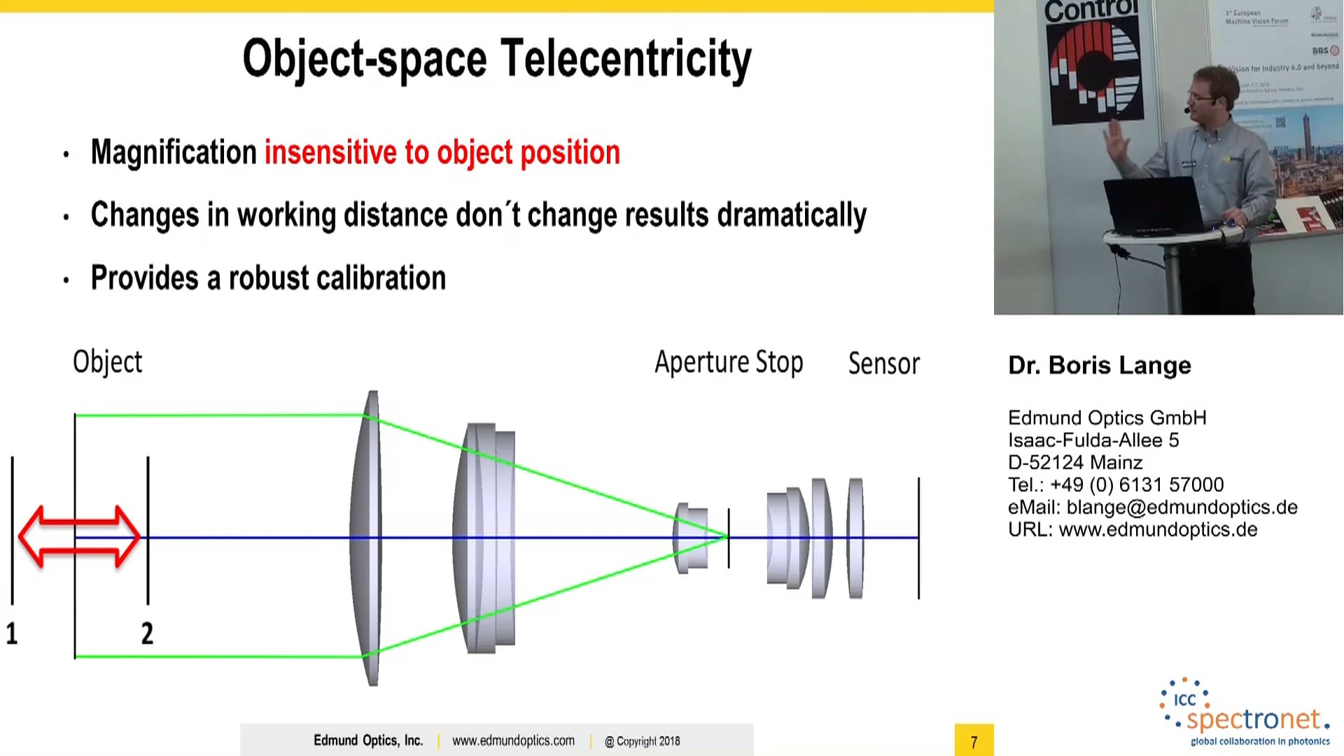 180424 03 Impact of telecentricity on performance of optical ...