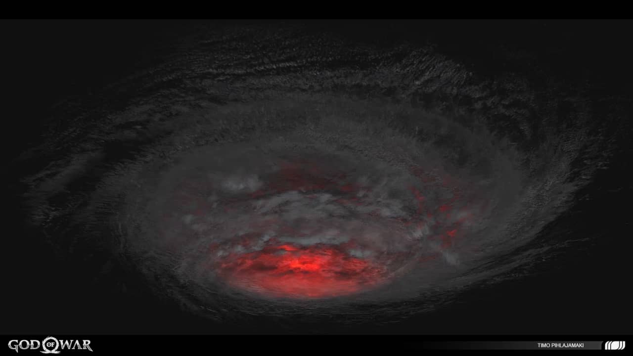 God of War - Red storm from a far on Vimeo