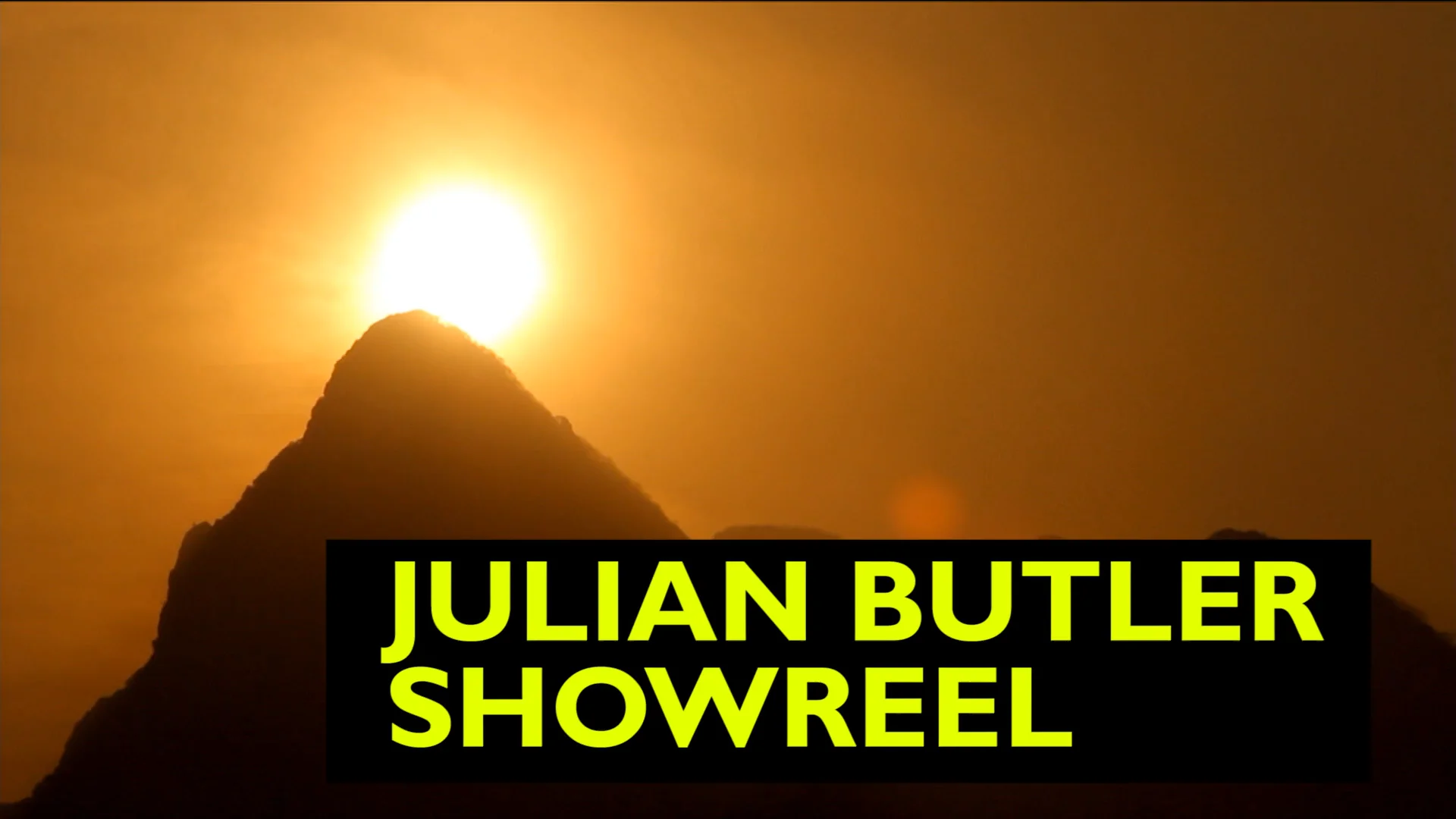 Julian Butler Showreel on Vimeo