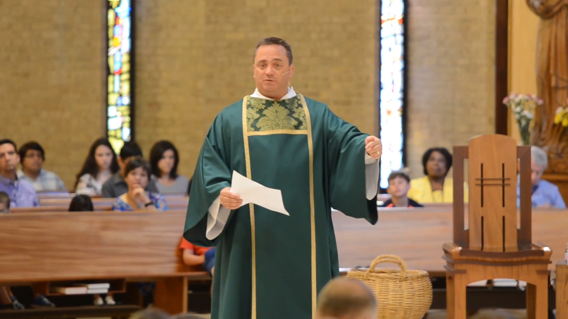 First Homily-Deacon Alex Barbieri on Vimeo