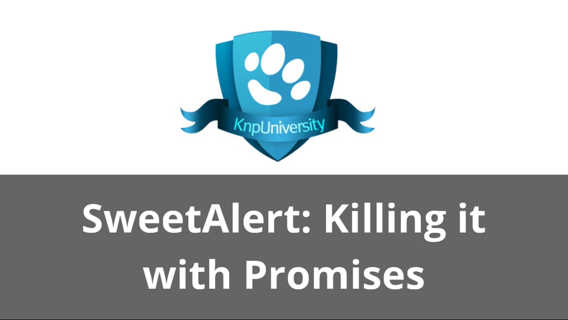 Sweetalert Killing It With Promises Javascript For Php Geeks Symfonycasts