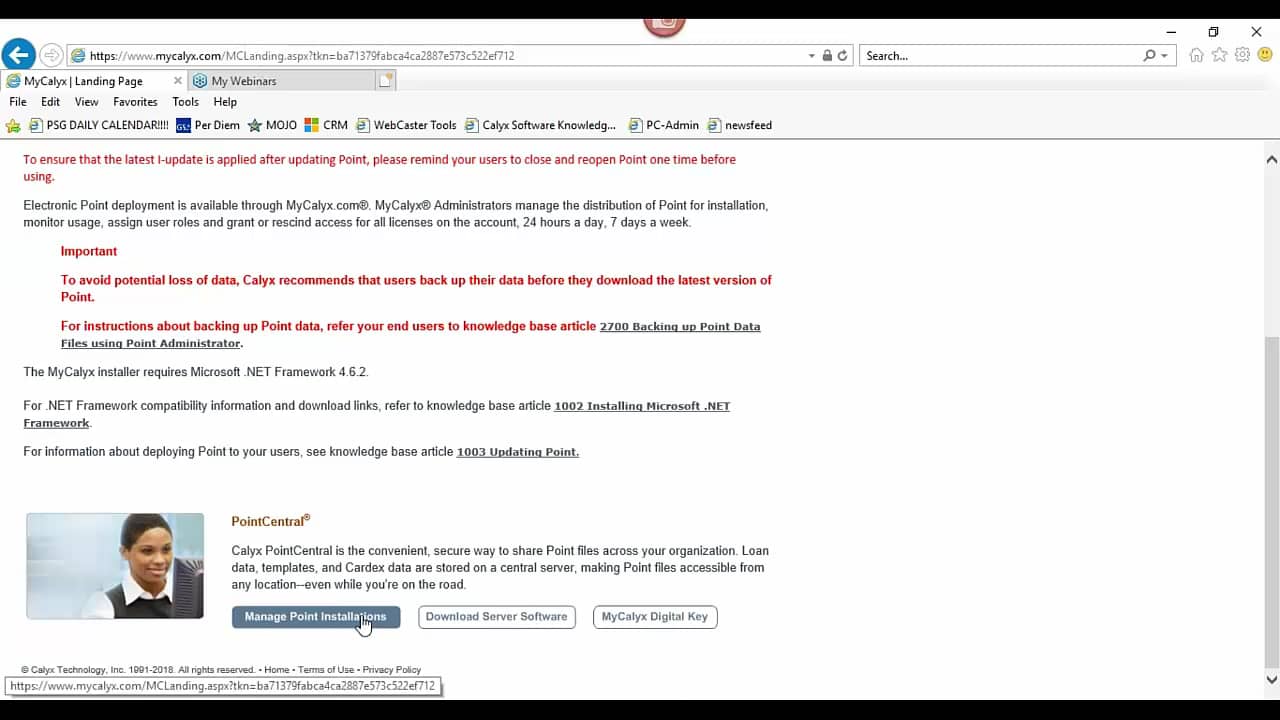 MyCalyx Administration for Point and PointCentral on Vimeo