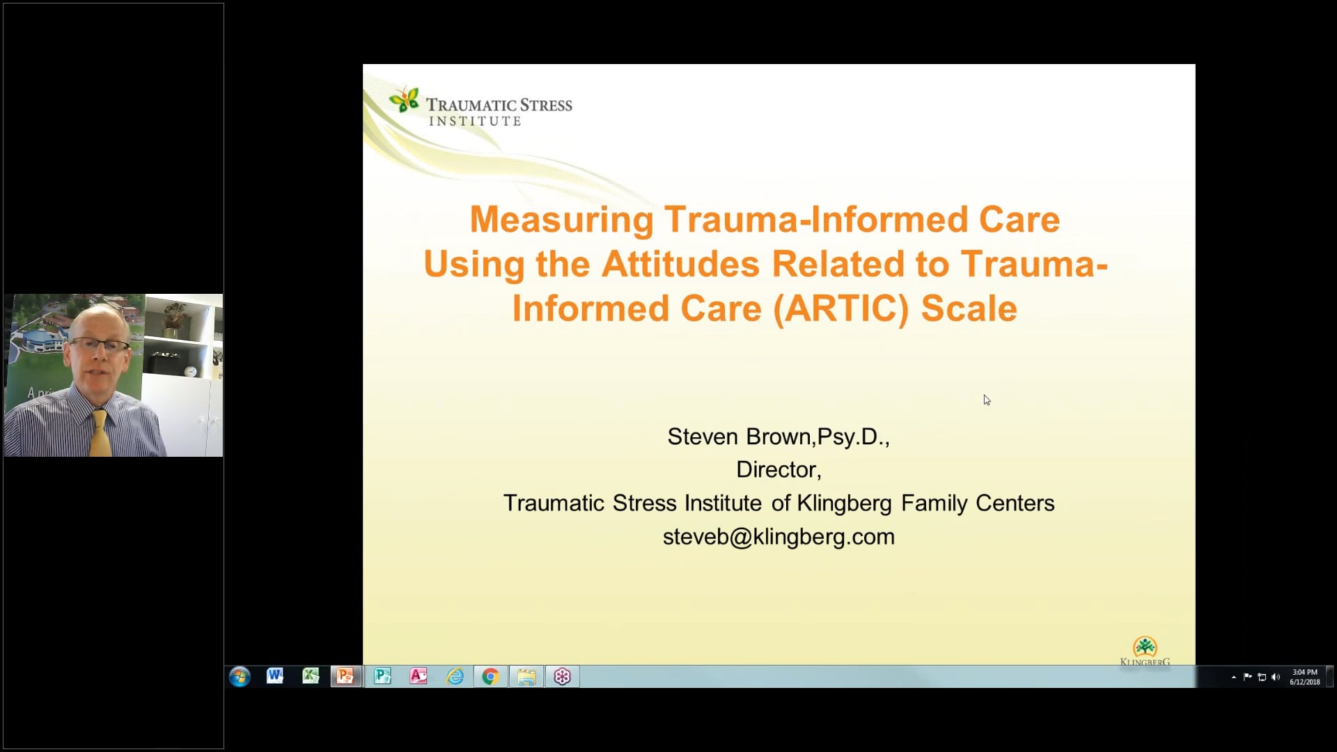 Webinar Recording 6.12.18 - Measuring Trauma-Informed Care Using the ...