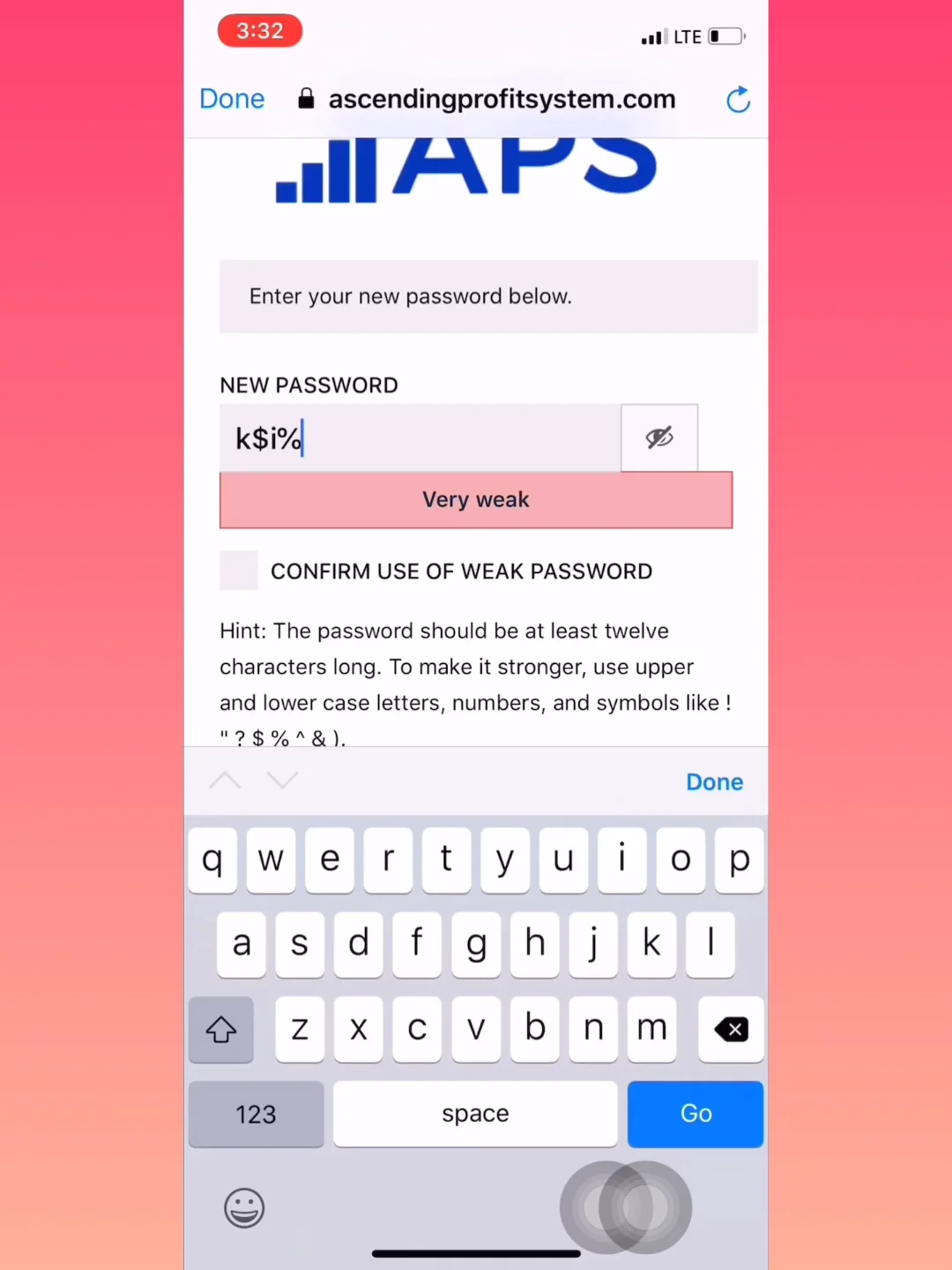 How To Reset Your APS Password? on Vimeo