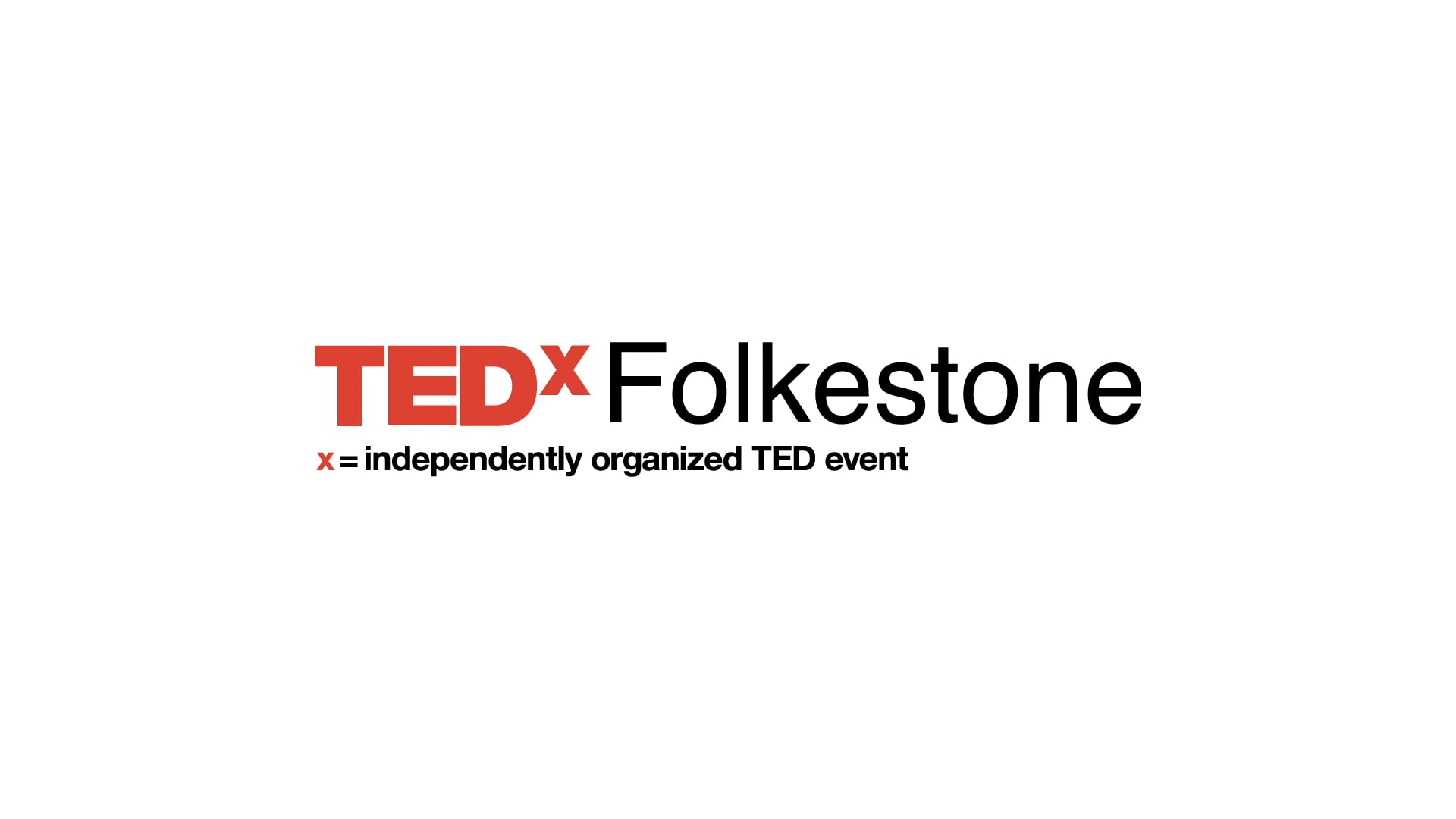 TEDx Folkestone Animation Logo_v1 on Vimeo
