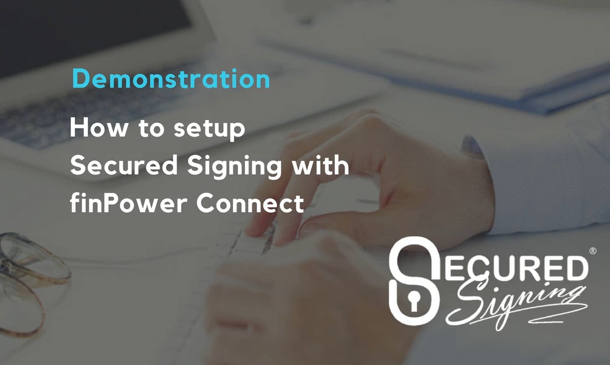 How to setup finPower Connect with Secured Signing on Vimeo