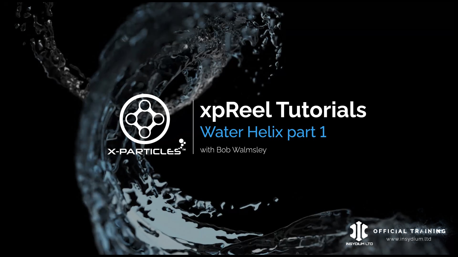 xpReel Tutorial, Water Helix -X-Particles - Part 1 on Vimeo