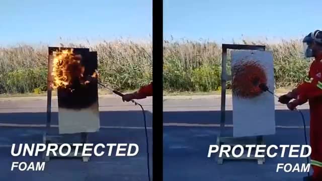 DC315 Intumescent Coating - 15 minute Thermal Barrier over SPF burn ...