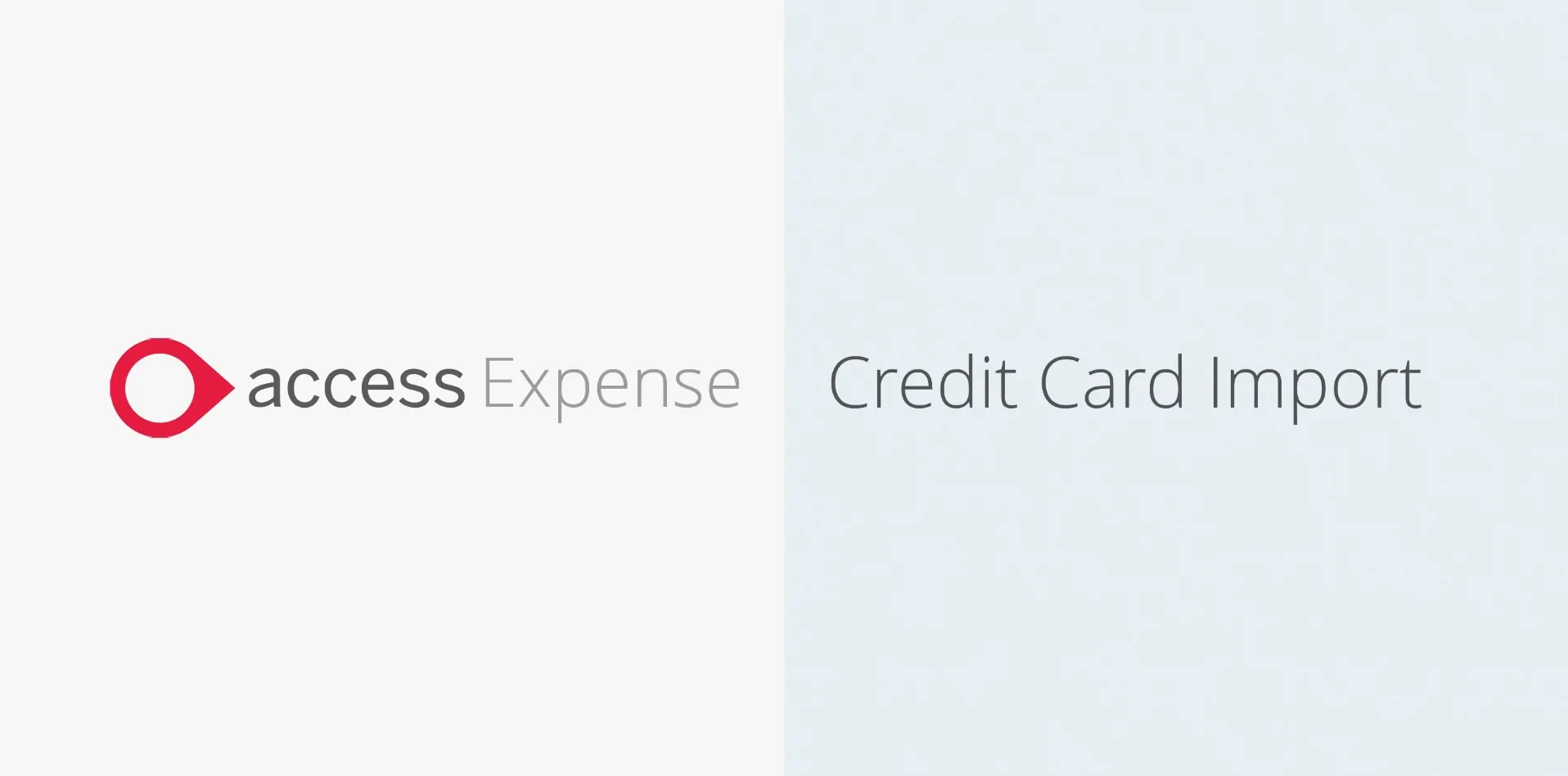 Access Expense - Administrator - Credit Card Imports on Vimeo