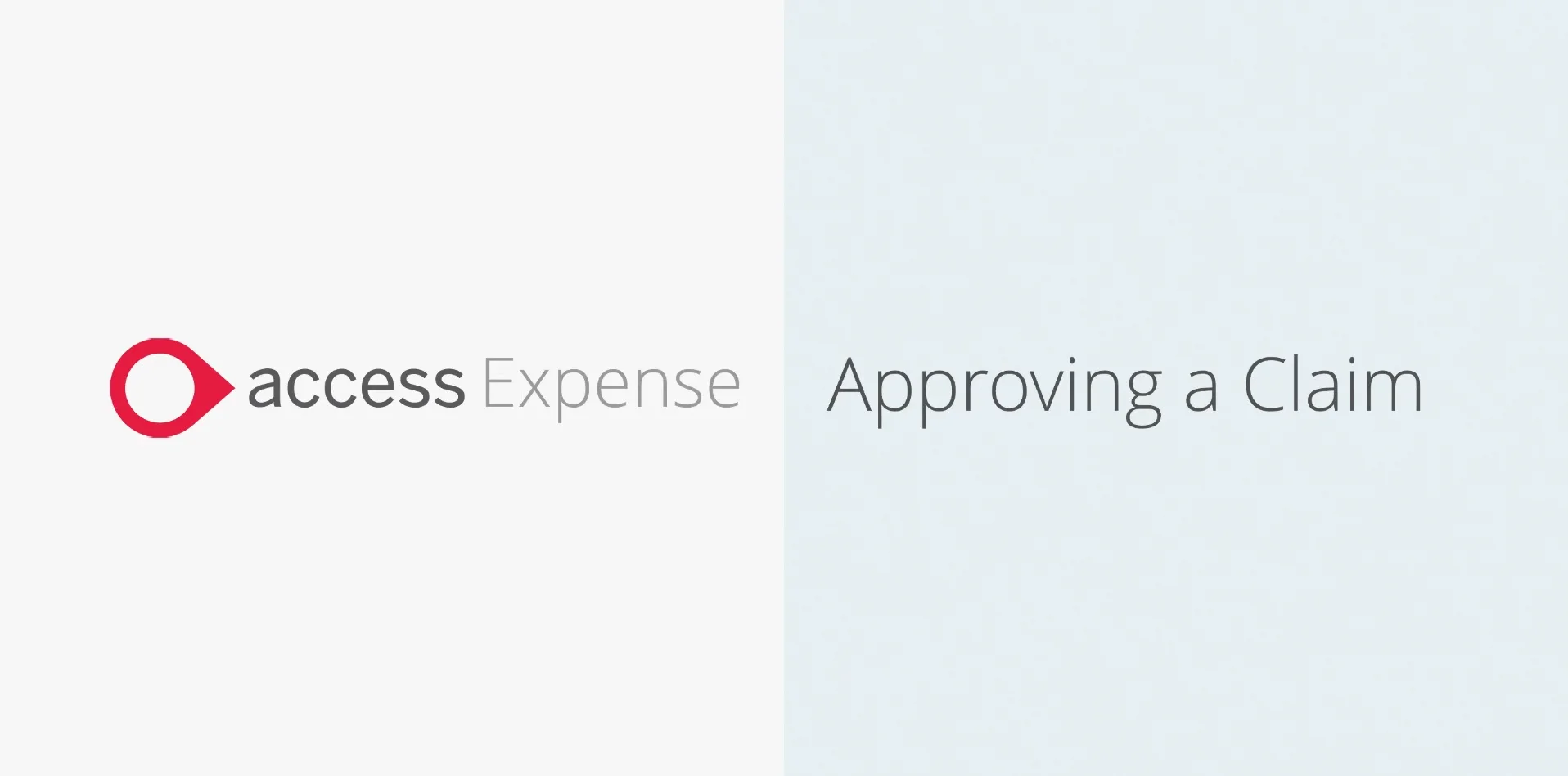 Access Expense - Administrator - Approving a Claim on Vimeo